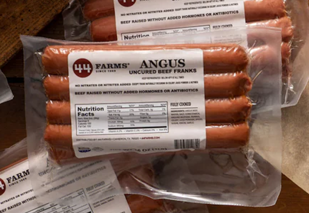 44 Farms Angus Beef Hot Dogs | Premium Angus Beef Hot Dogs
