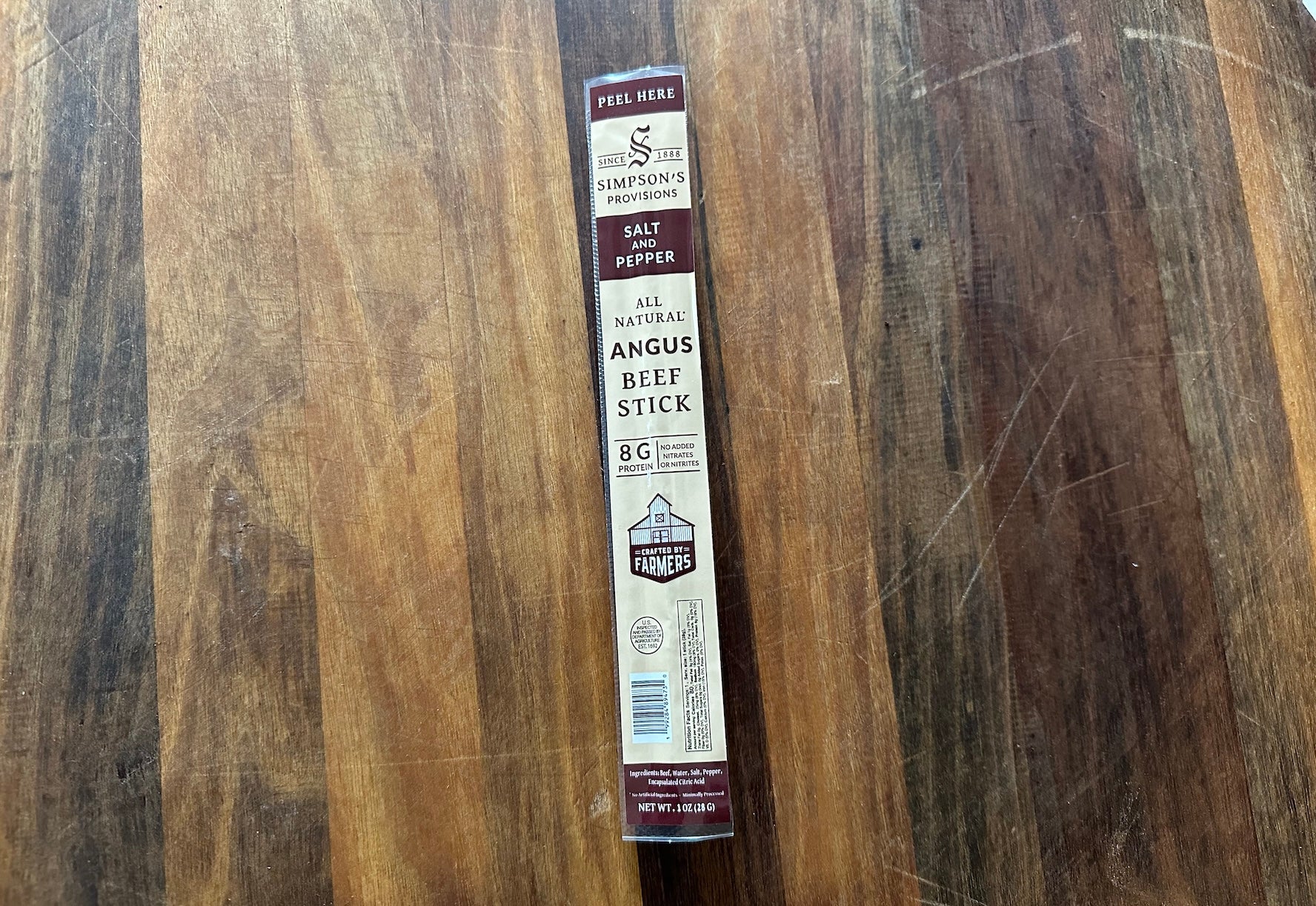 All Natural Angus Beef Sticks | Salt & Pepper Snack Sticks (10-Pack ...