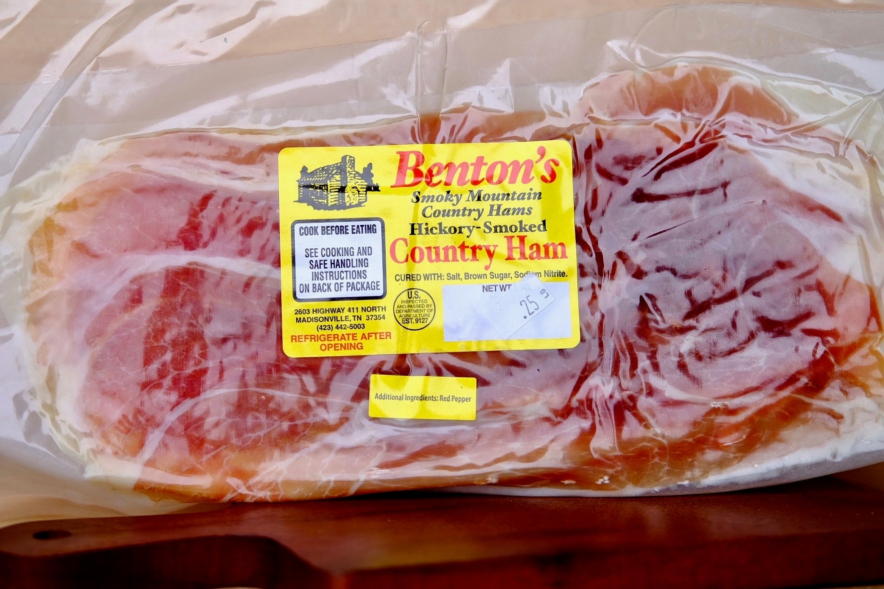 Benton's Prosciutto Style Country Ham – Simpson's Meats
