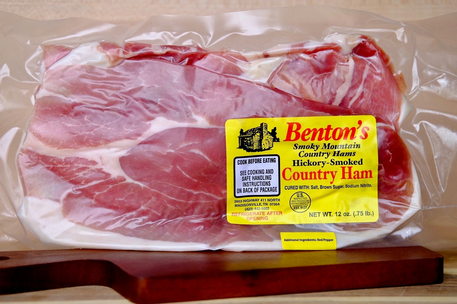 Benton's Country Ham Center Cut Slices – Simpson's Meats